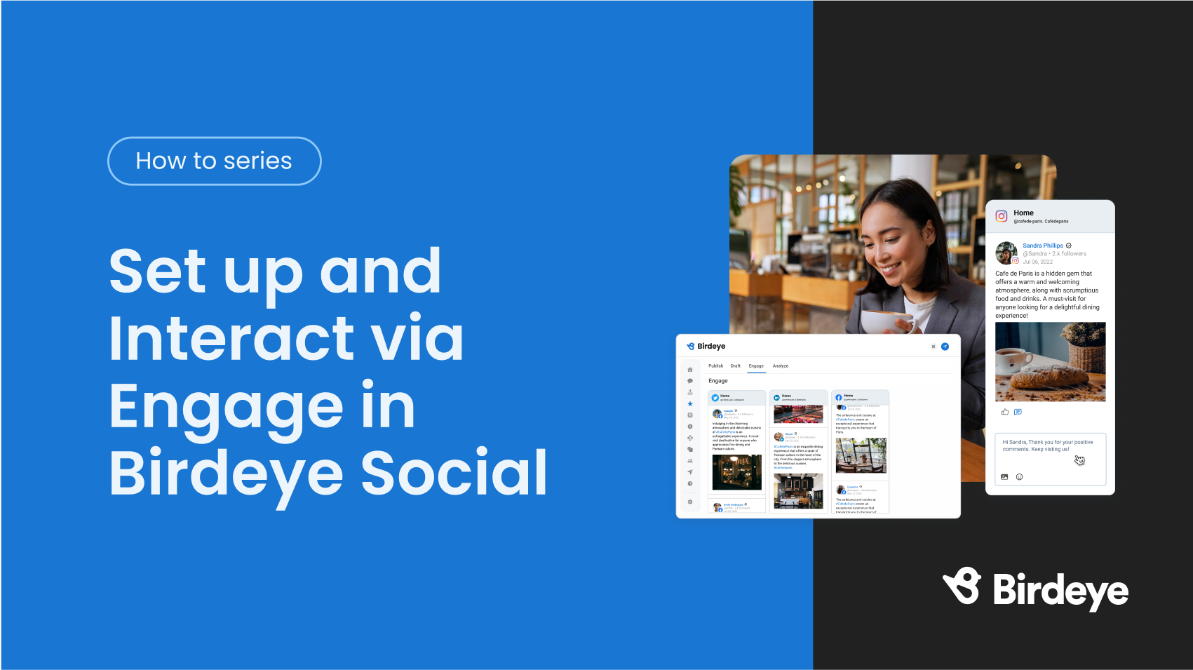 Set up and Interact via Engage in Birdeye Social | Birdeye