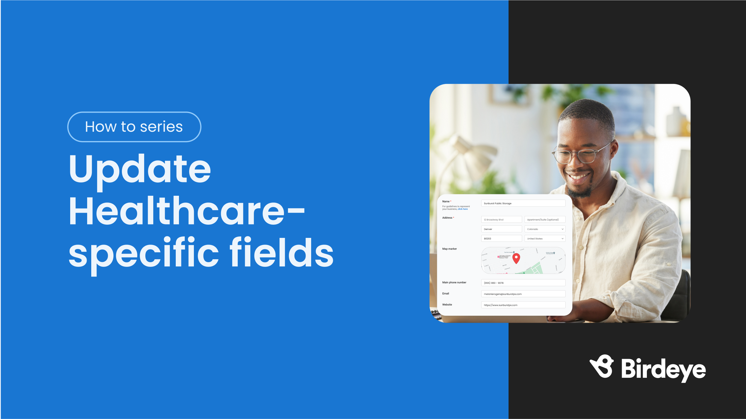 Update Healthcare-specific Fields | Birdeye